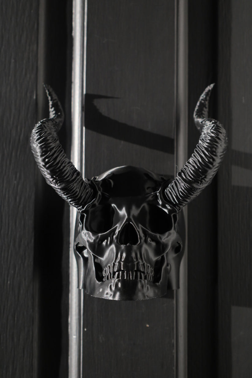 Horned Skull Wall Hanging – Mayhem Made