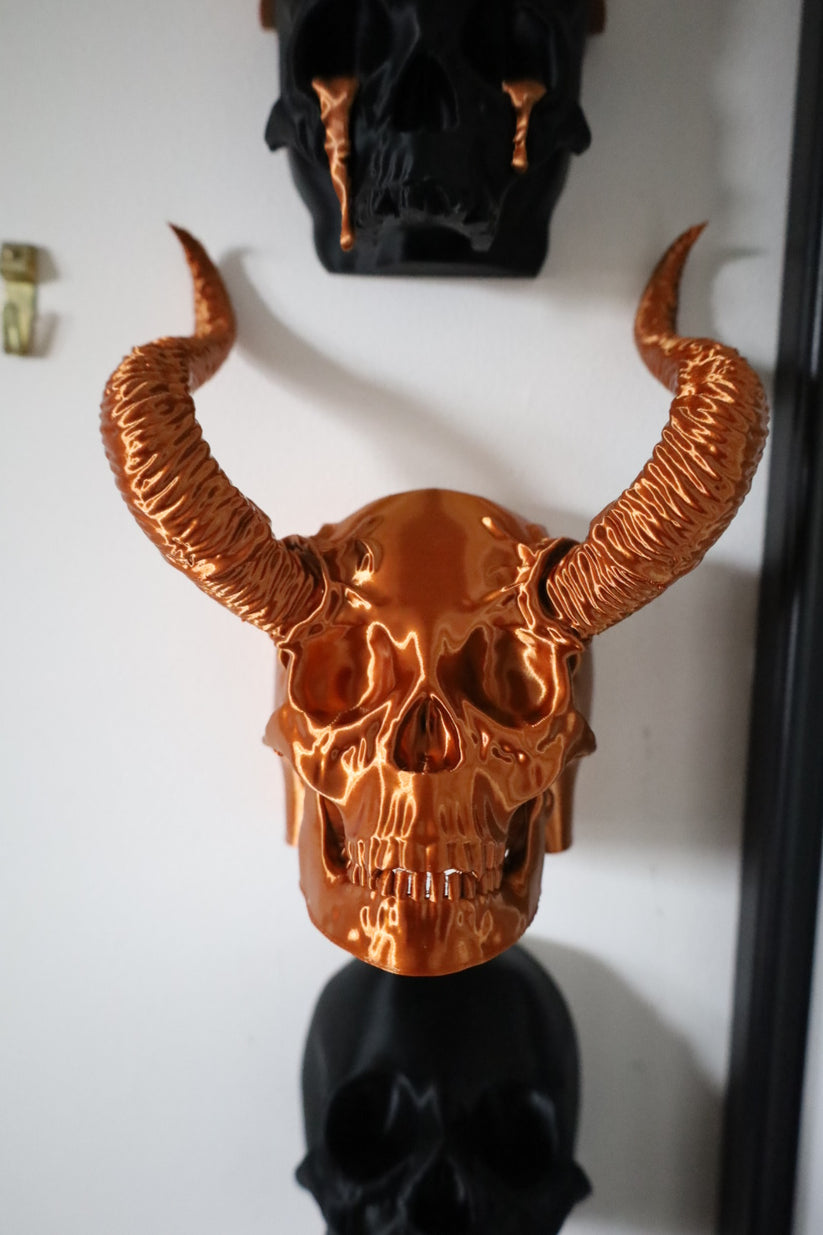Horned Skull Wall Hanging – Mayhem Made